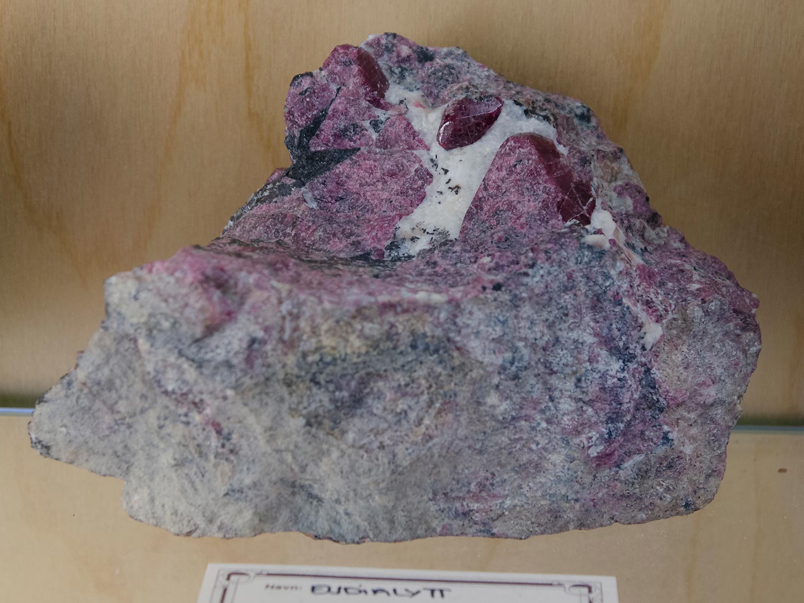 Mineral Museum Fennefoss near Evje, Norway