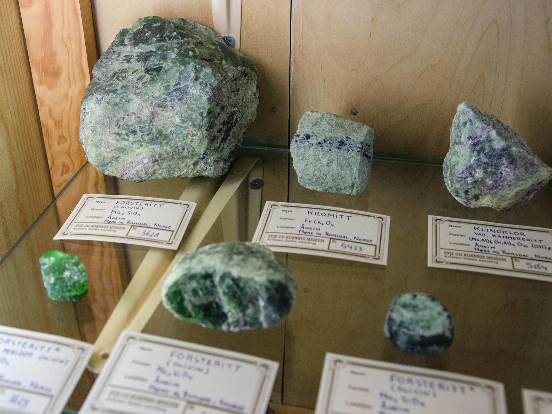 Mineral Museum Fennefoss near Evje, Norway